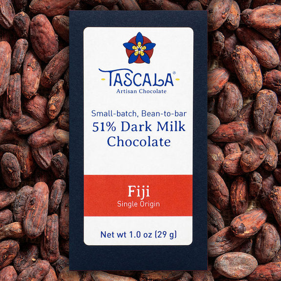 Fiji 51% Dark Milk Chocolate – Tascala Artisan Chocolate